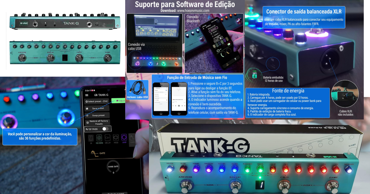 Melhores Pedaleiras Para Guitarra Custo Benefício: As 7 Melhores Opções ...