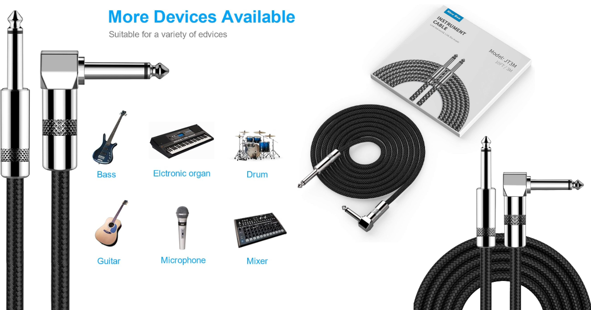 Melhores Cabos para Guitarra: Top Lista com os 13 Melhores - Total Guitarra